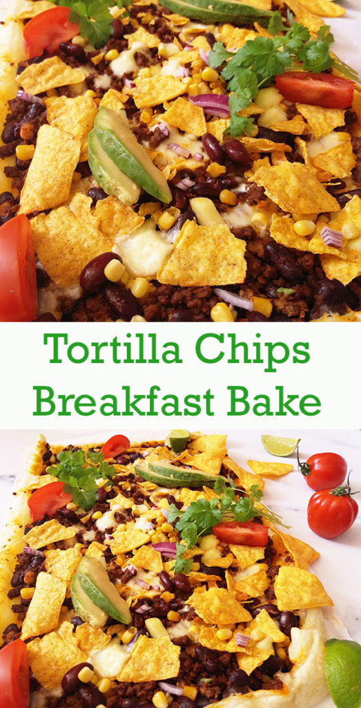 Tortilla Chips Breakfast Bake | 2pots2cook