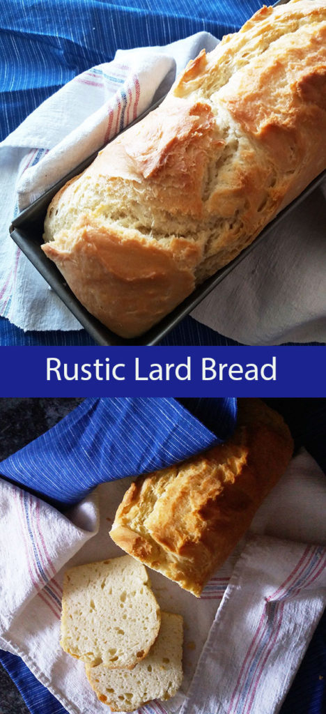 Rustic Lard Bread | 2pots2cook